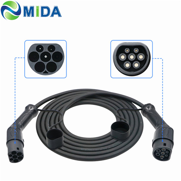 Three Phase 22kW 32A Type 2 to Type 2 EV Charging Cable for EV Charger ...