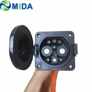 China 200A 250A GBT Inlets DC Fast Charger EV Charging Socket for ...