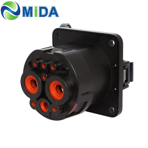 80A 125A GBT ソケット車両インレット GB/T DC 充電ソケット電気自動車