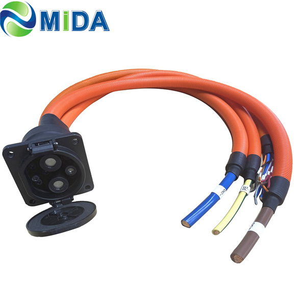 China Manufacturer 125A 150A GBT EV Charging Socket GB/T EV inlets NV2 ...